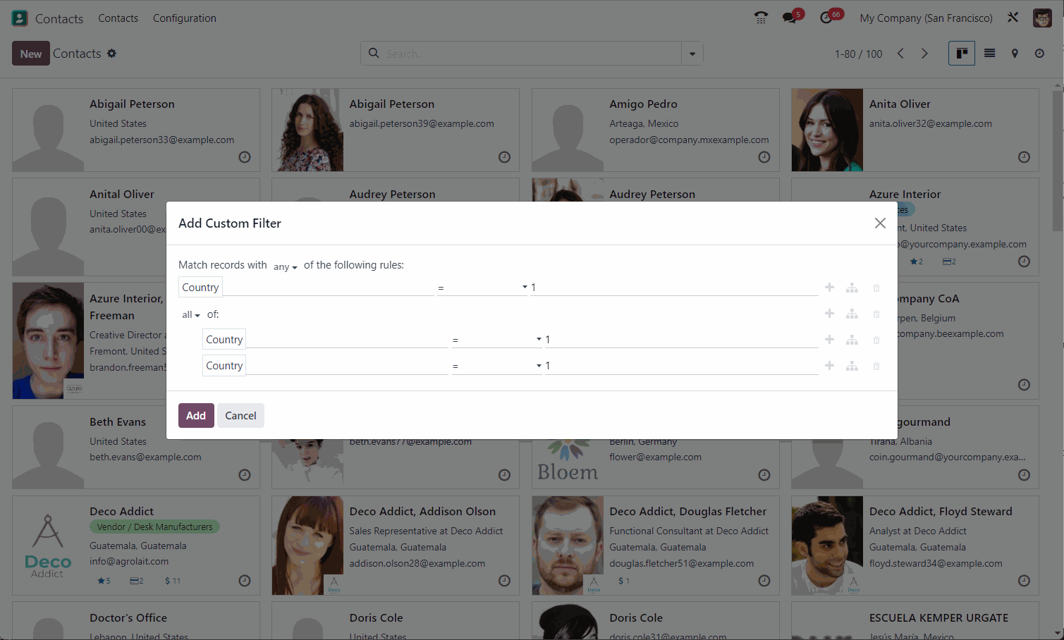 Tính năng giao diện tìm kiếm | BizApps